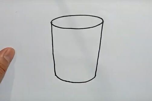 How to Draw a cute cup step by step