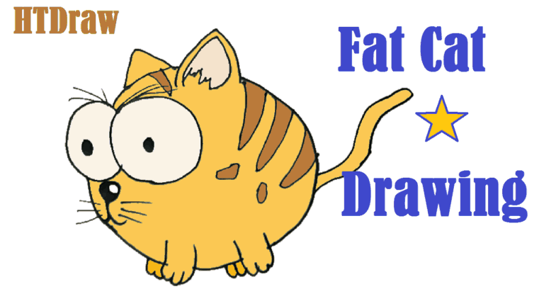 Talking Angela drawing easy - How to draw Talking Angela step by step