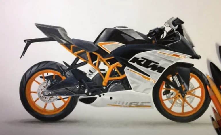 How to draw Bike step by step || KTM RC 390 Bike Drawing