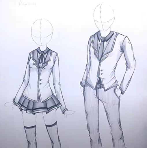 How To Draw Anime Anatomy Step By Step