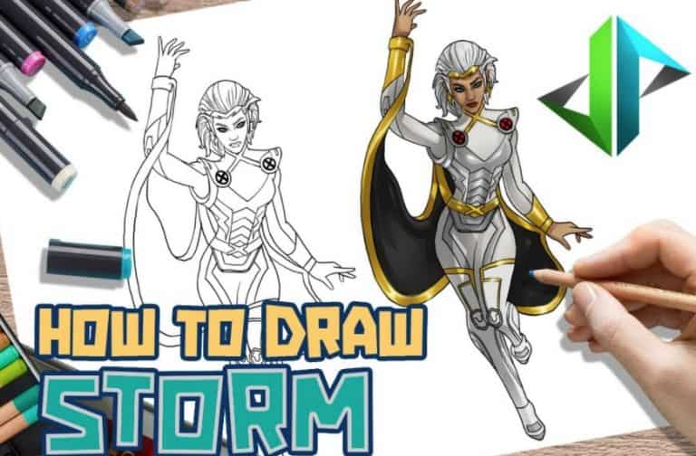 How to Draw Storm Step by Step
