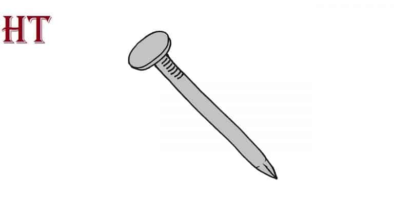 How to Draw a Nail Step by Step