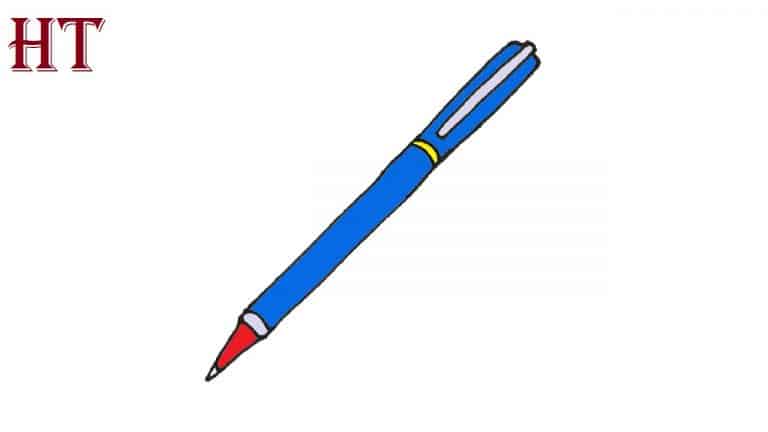 How to draw a Pen Step by Step