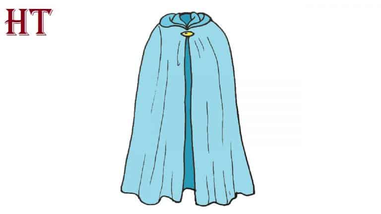 Cape Drawing Easy Step by Step