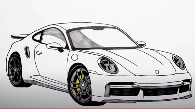 How to Draw a Porsche 911 Step by Step