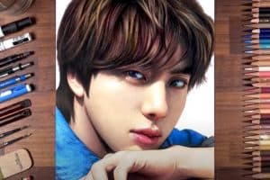 How to draw Jin BTS || Pencil Drawing Tutorials