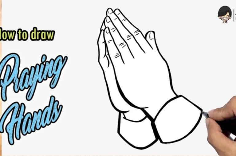 How to Draw Praying Hands Step by Step