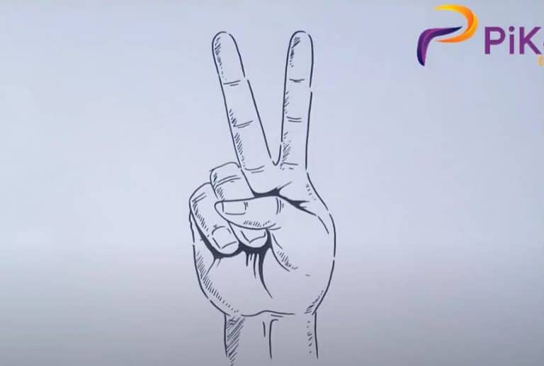 How to Draw A Peace Sign Step by Step