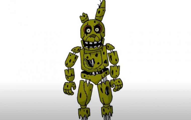 How to Draw Springtrap from Five Nights at Freddy's