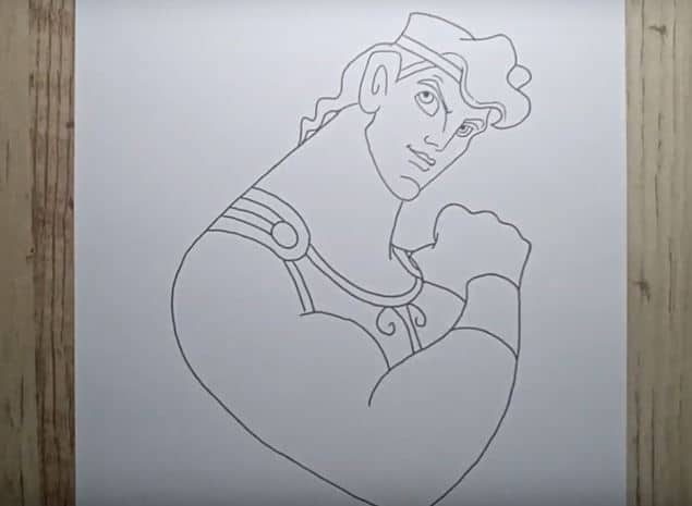 How To Draw Hercules 7 - HTDraw.com