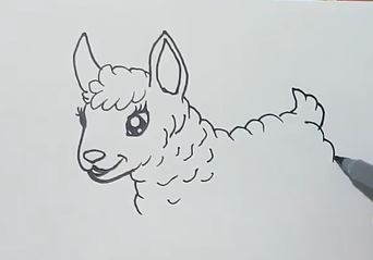 How to Draw a Cute Lamb Step by Step