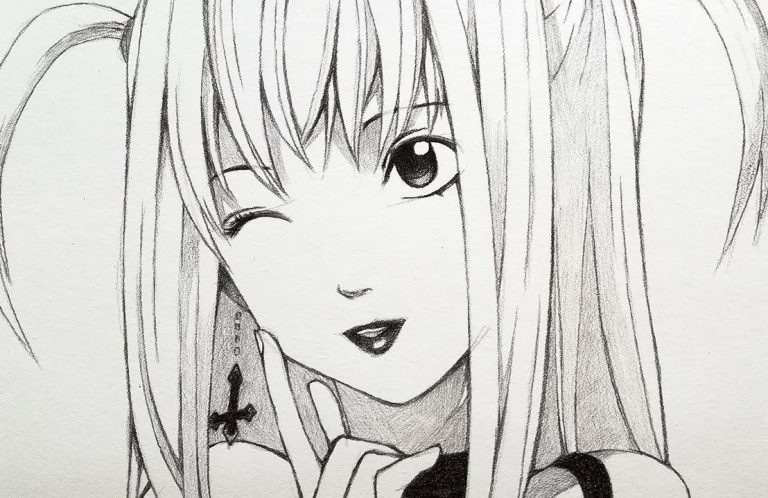 How To Draw Misa Amane || Anime Girl Drawing