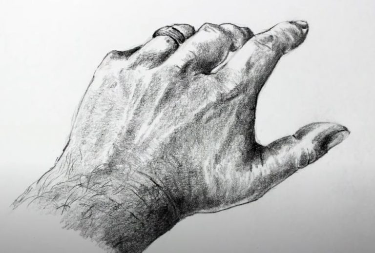 Realistic Hand Drawing with Pencil