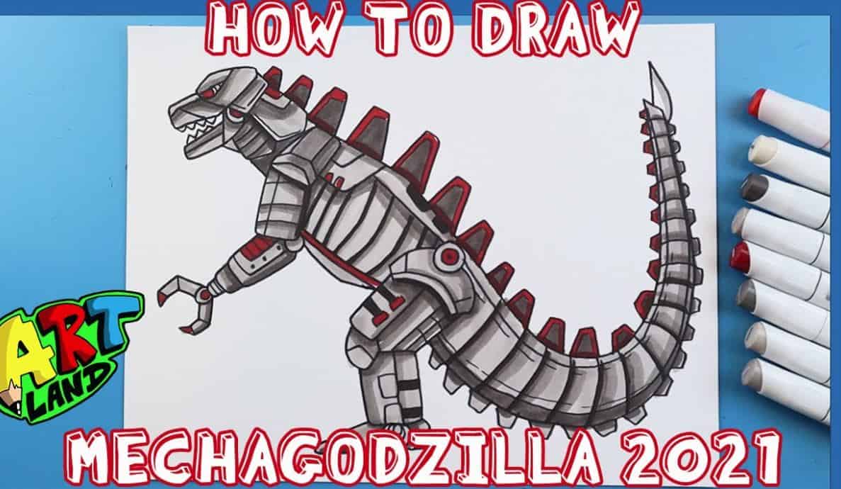 How To Draw Mechagodzilla Step By Step How To Draw Mechagodzilla Step By Step