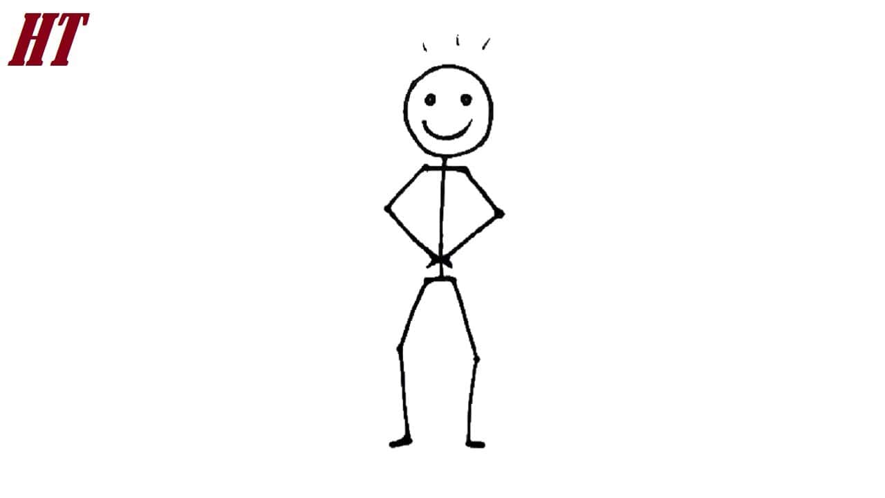 How To Draw A Stickman Step By Step How To Draw A Stickman Step By Step