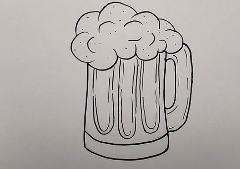 How to draw a Beer Step by Step