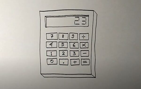 How to Draw a Calculator Step by Step