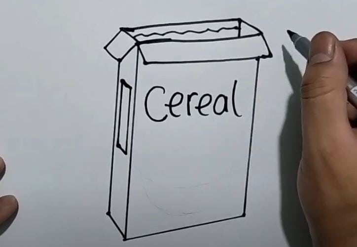 How to Draw a Cereal Box Step by Step