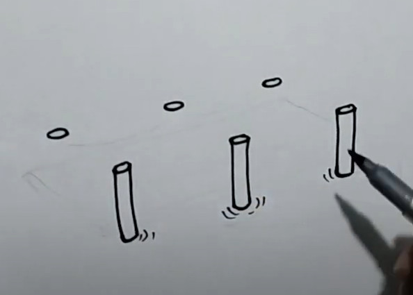 How to Draw a Dock Step by Step