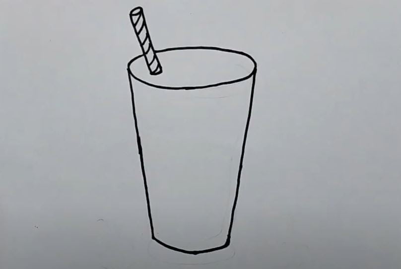 How to Draw a Smoothie Step by Step