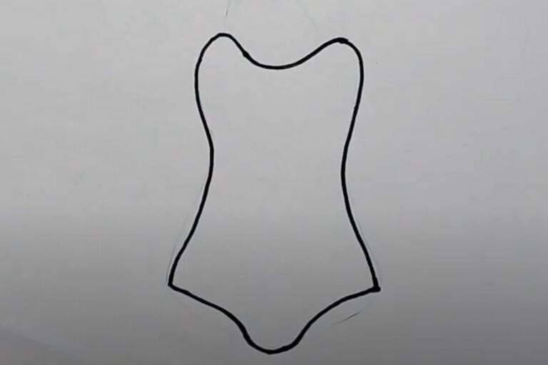How to Draw a Swimsuit Step by Step