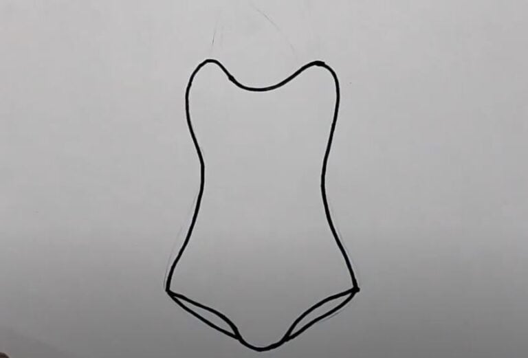 How to Draw a Swimsuit Step by Step
