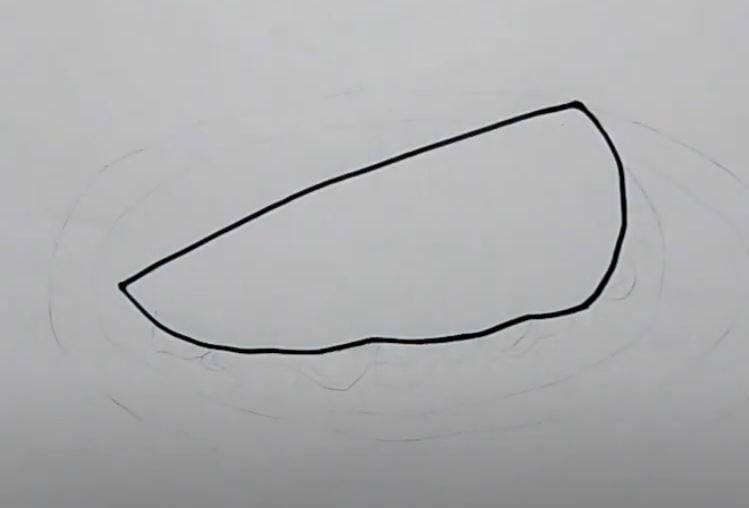 How to Draw an Omelet 1 - HTDraw.com