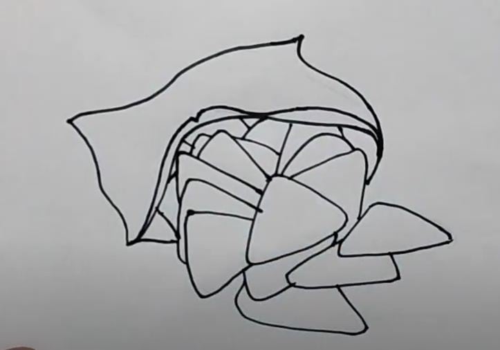 How to Draw Doritos Step by Step