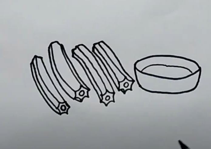 How to Draw Churros Step by Step