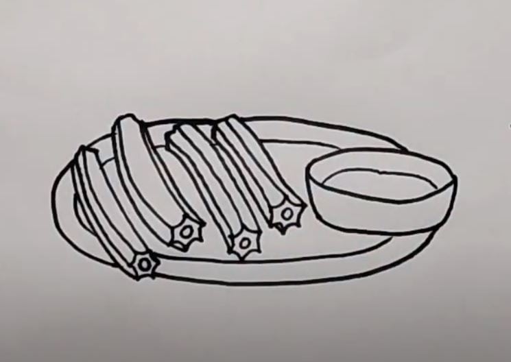 How to Draw Churros Step by Step