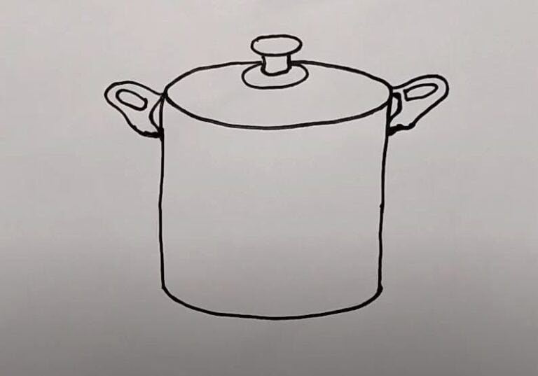 How to Draw a Pot Step by Step