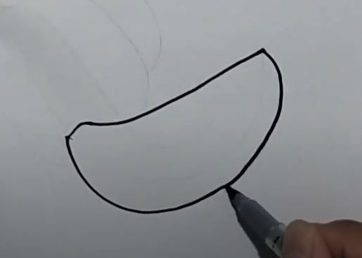 How to Draw a Squash 1 - HTDraw.com