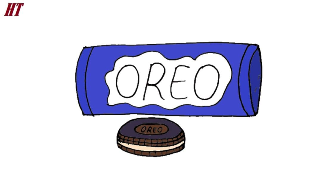 How to Draw An Oreo step by step