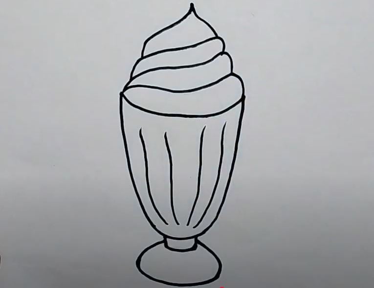 How to Draw a Milkshake Step by Step