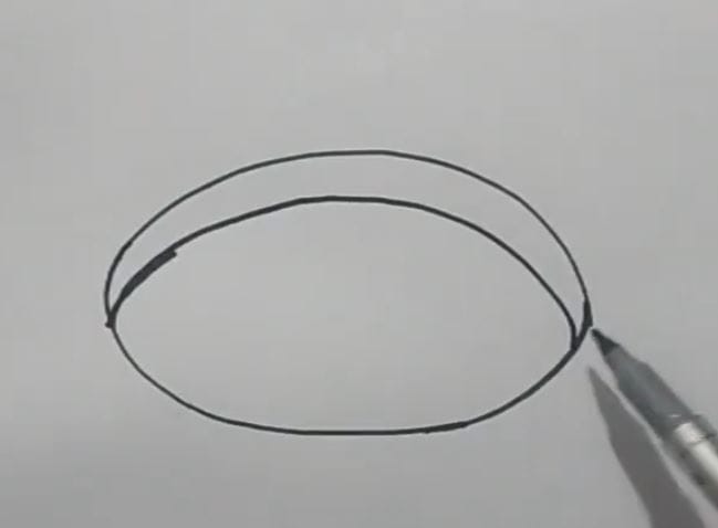 How To Draw A 3D Hole Step by Step